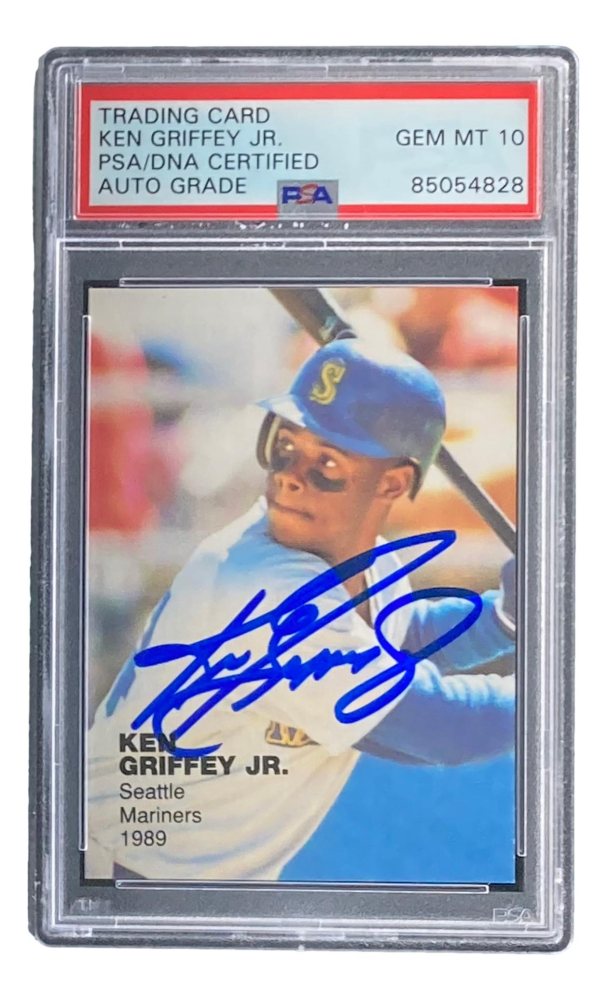 Ken Griffey Jr. Signed 1989 Pacific Cards #7 RC (PSA | Autograph Graded ...