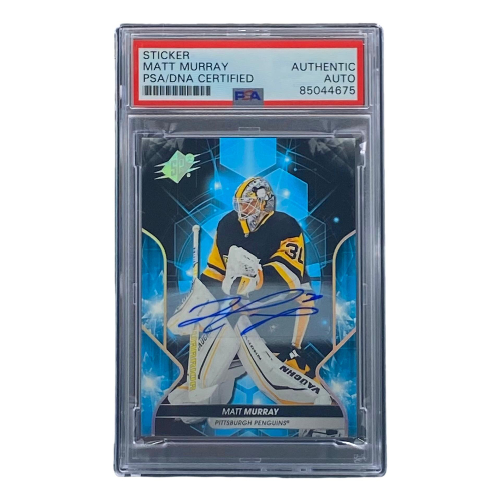 Matt Murray 2019-20 SPx Autographs #21 (PSA) | Pristine Auction