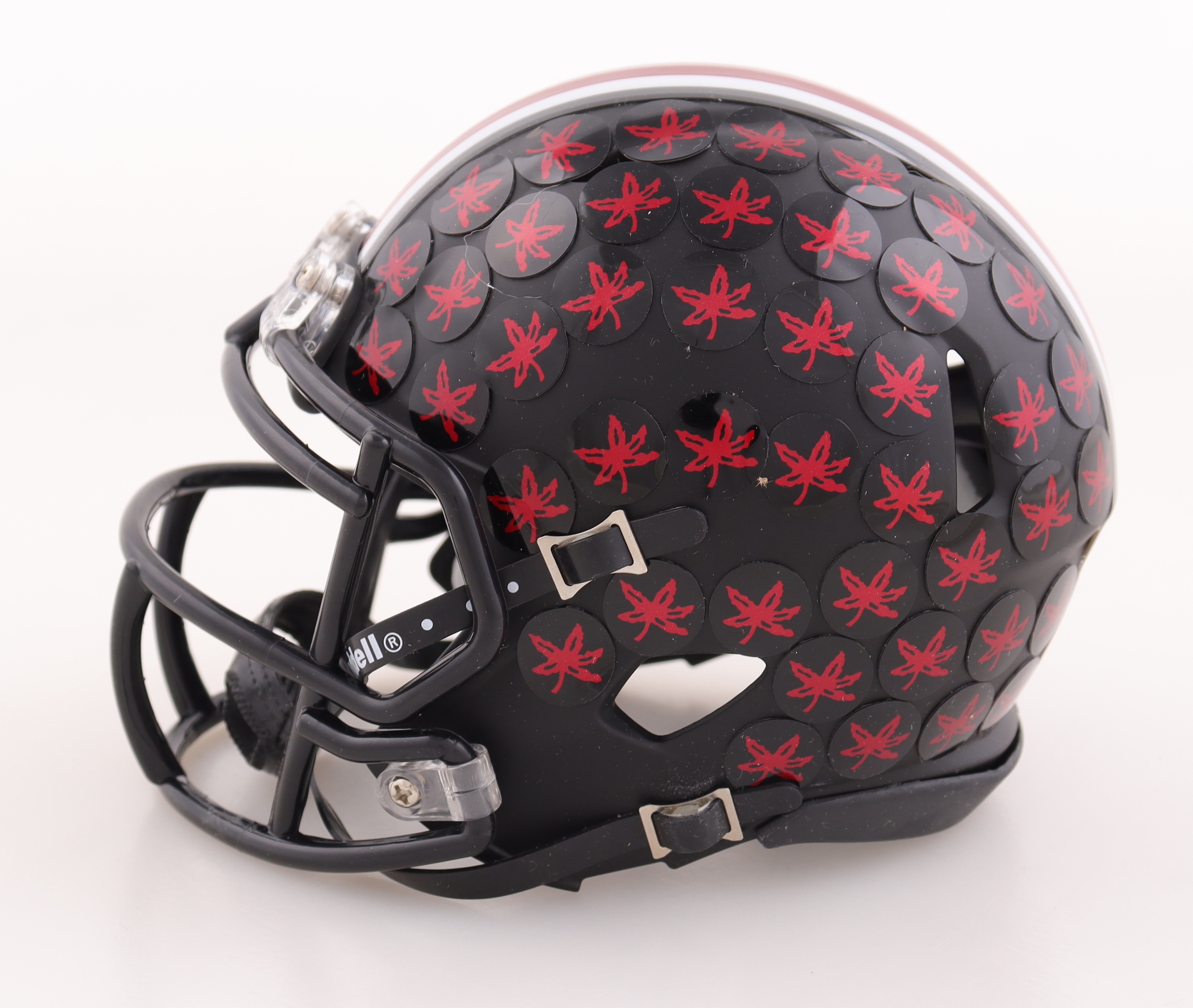 Justin Fields Signed Ohio State Buckeyes Speed Mini Helmet (Beckett ...