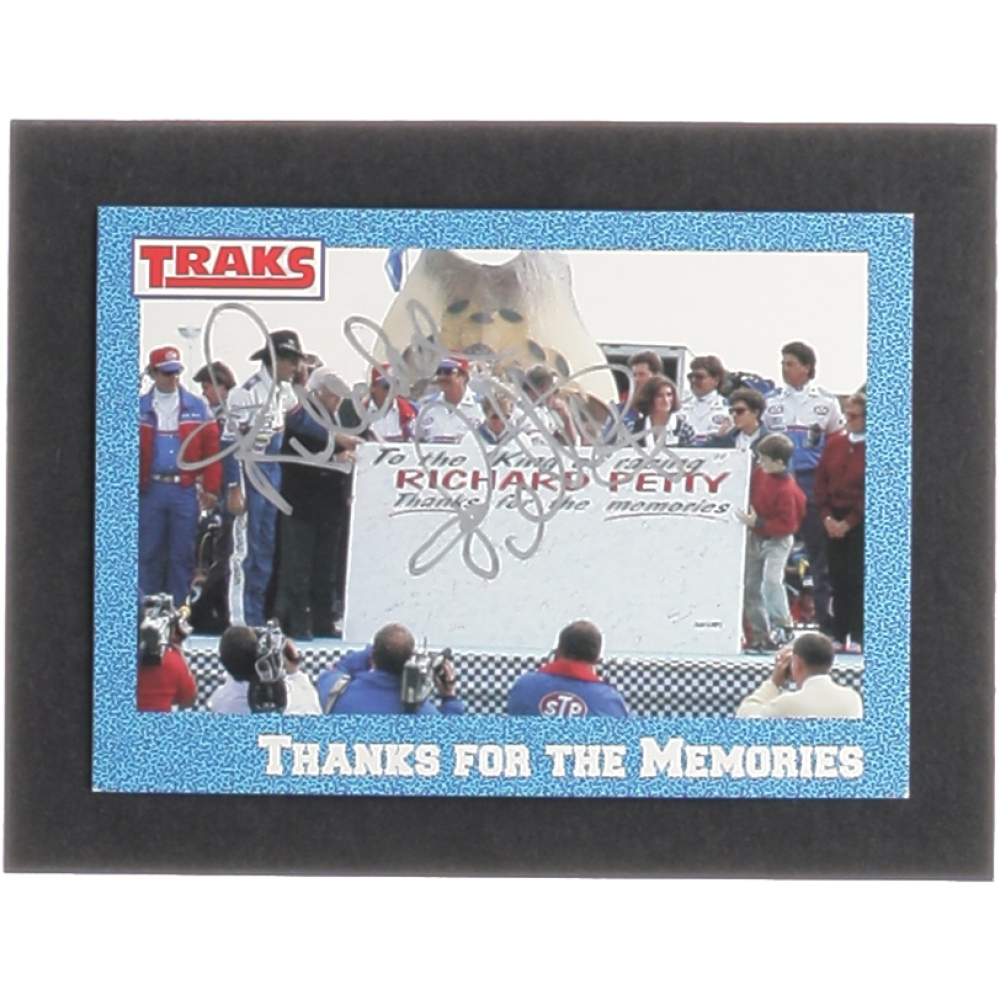 Richard Petty Signed 1991 Traks #36 Richard Petty (Beckett) | Pristine ...