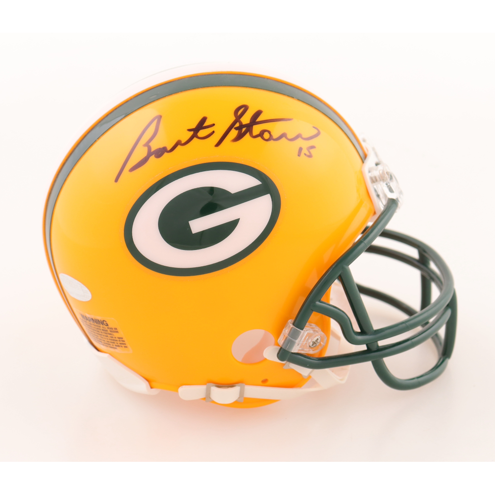 Bart Starr Signed Packers Mini Helmet (JSA) | Pristine Auction