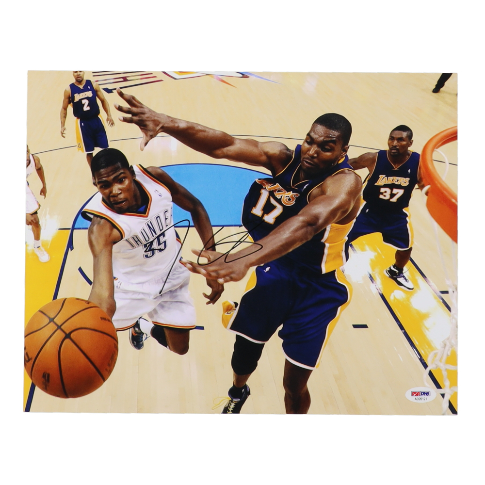 Kevin Durant Signed Thunder 11x14 Photo (PSA) | Pristine Auction