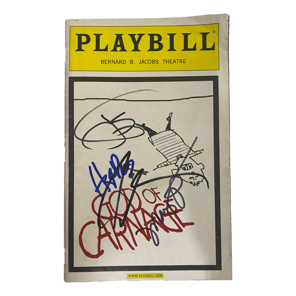 "God Of Carnage" Playbill Program Cast-Signed By (4) with James ...