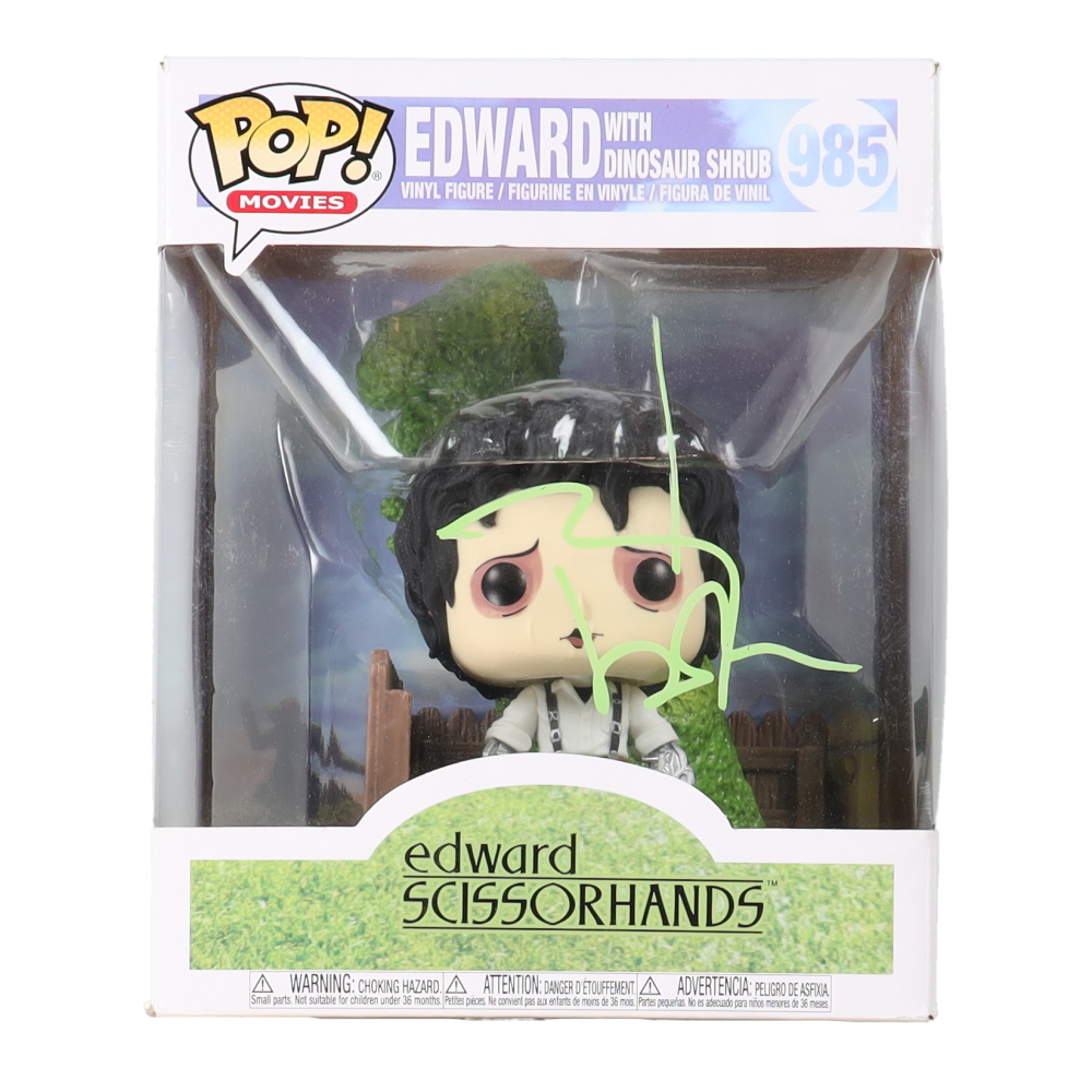 Johnny Depp Signed "Edward Scissorhands" #985 Edward with Dinosaur ...