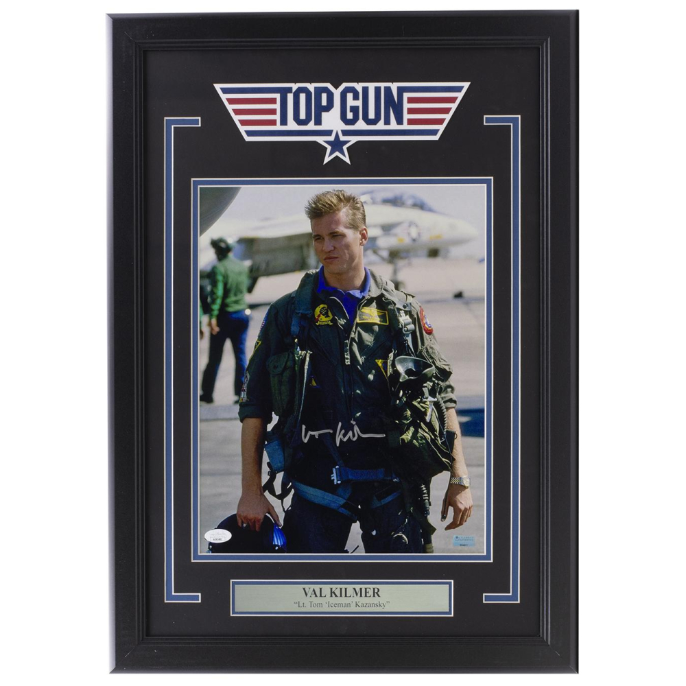 Val Kilmer Signed "Top Gun" Custom Framed Photo (JSA) | Pristine Auction
