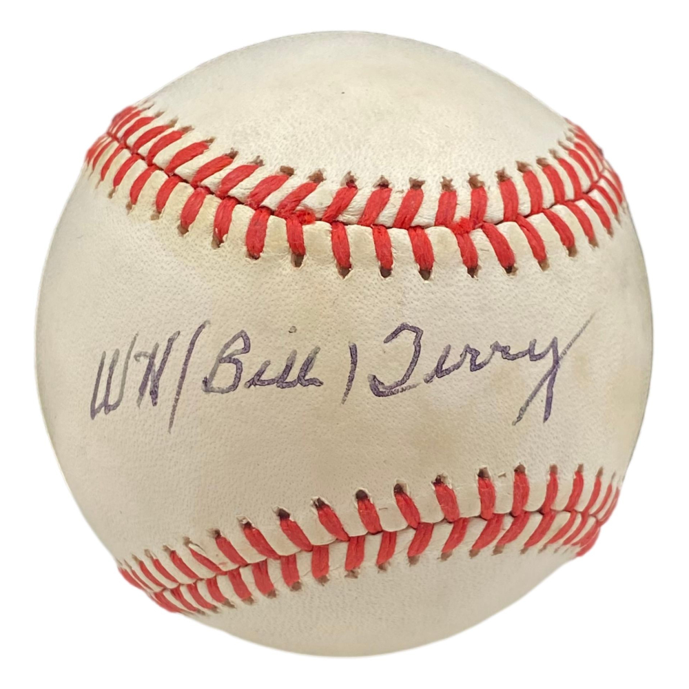 Bill Terry Signed ONL Baseball (Beckett) | Pristine Auction