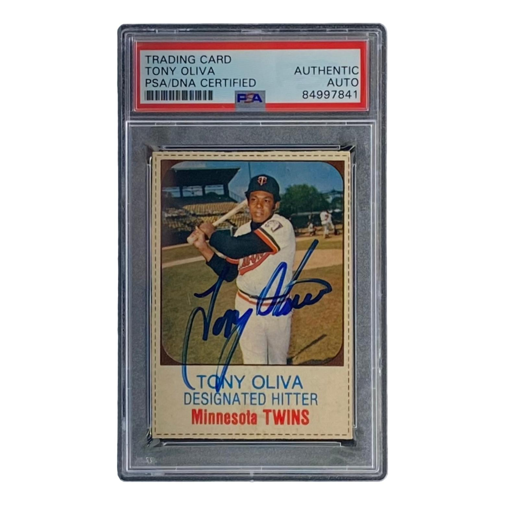 Tony Oliva Signed 1975 Hostess #20 (PSA) | Pristine Auction