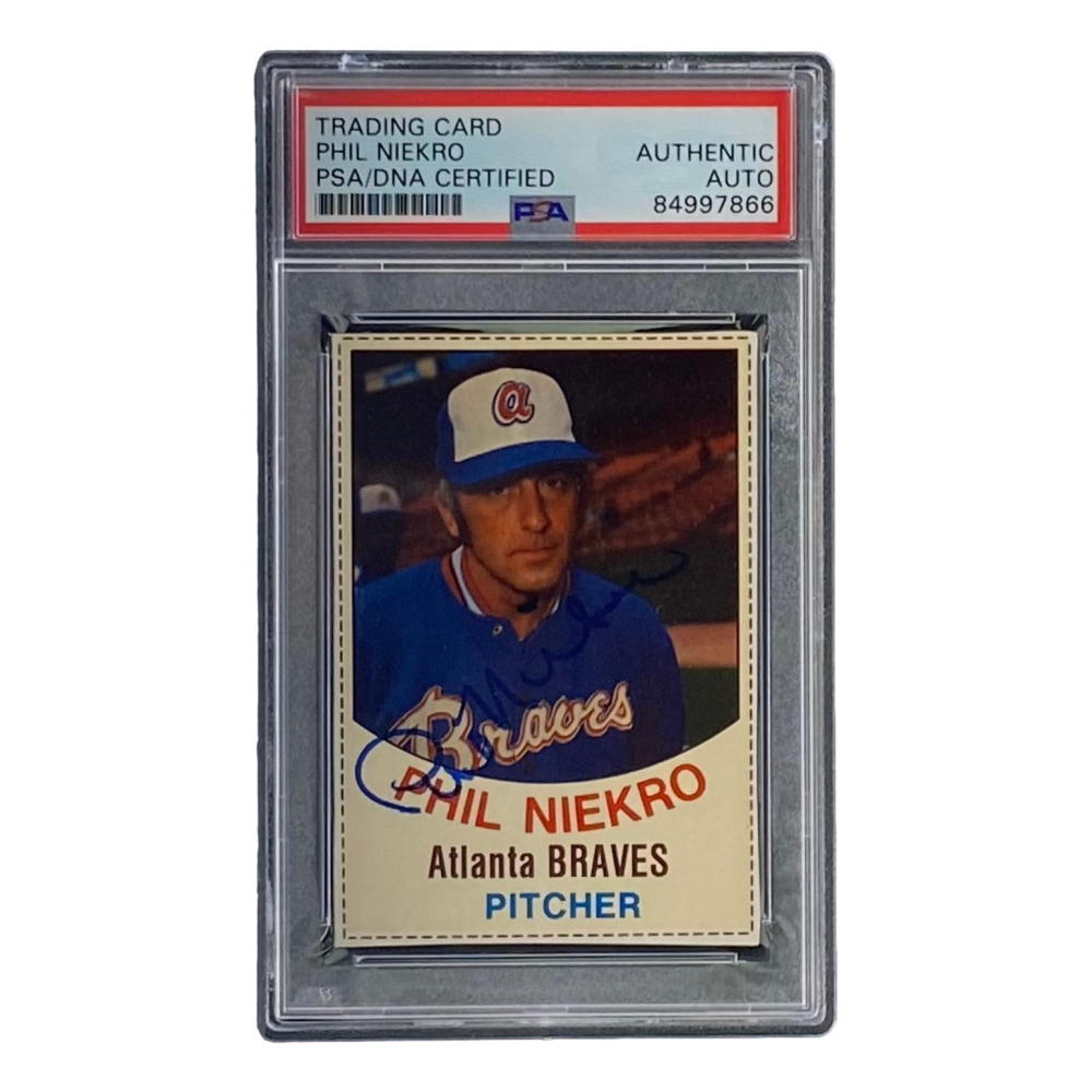 Phil Niekro Signed 1977 Hostess #111 (PSA) | Pristine Auction