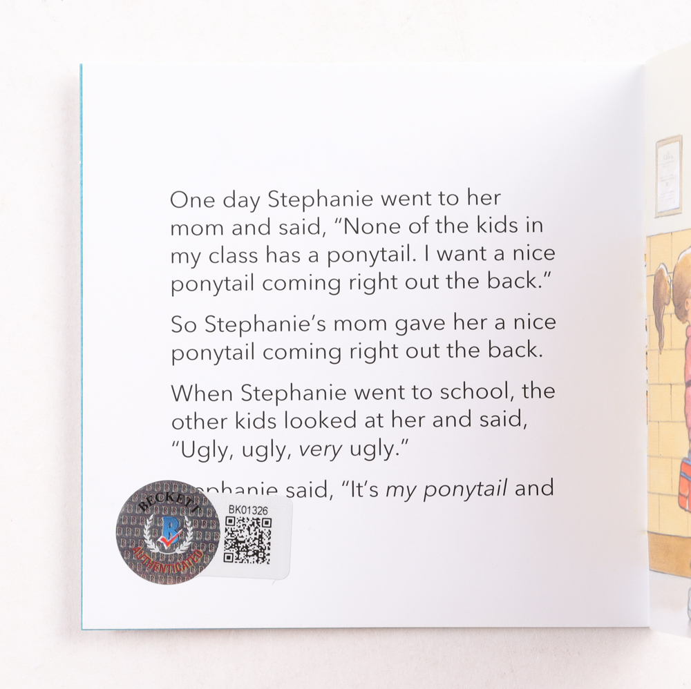 Robert Munsch Signed "Stephanie's Ponytail" Children's Book (Beckett) | Pristine Auction