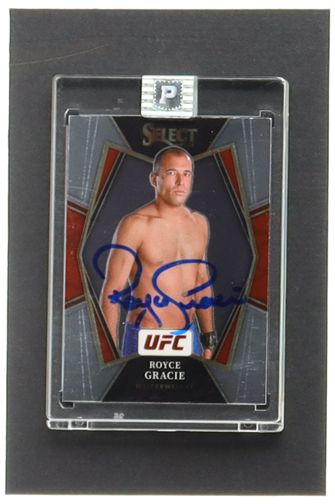 Royce Gracie Signed 2022 Select UFC #118 (PA Encapsulated) | Pristine ...