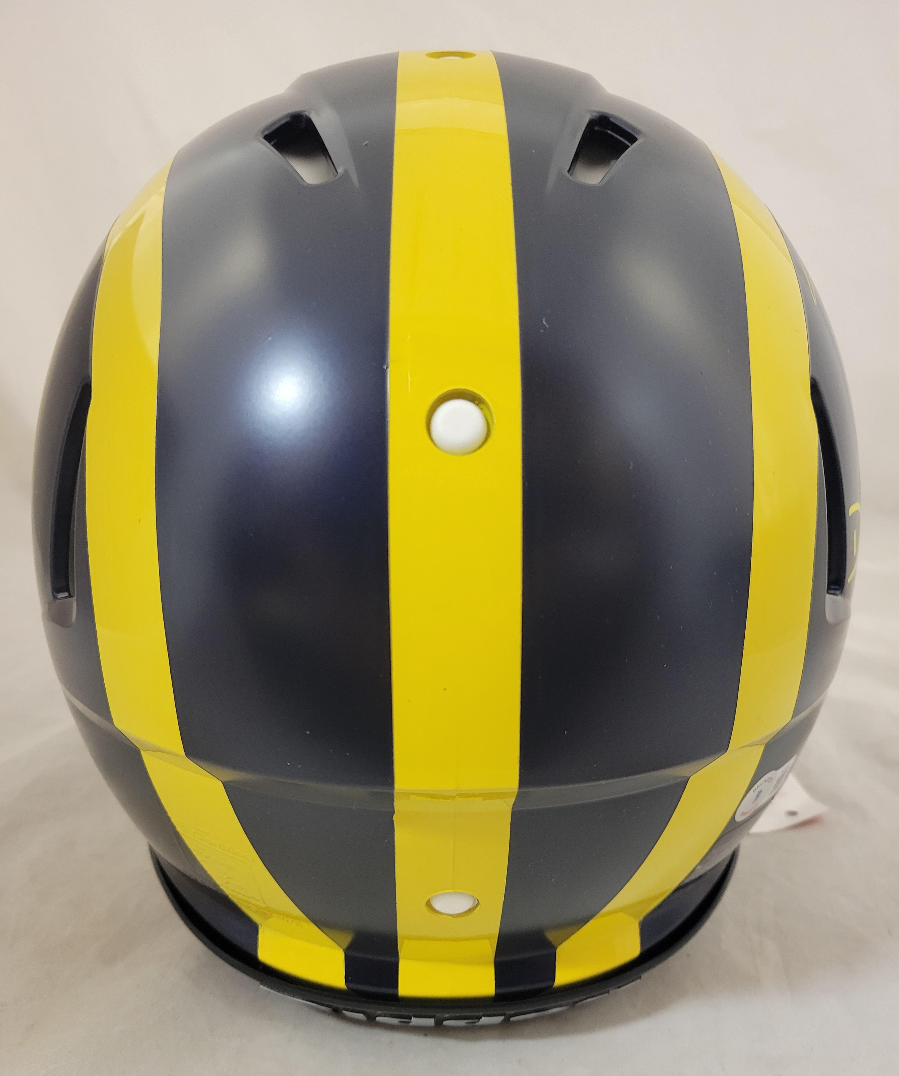 Blake Corum & Donovan Edwards Signed Michigan Wolverines Full-Size On ...