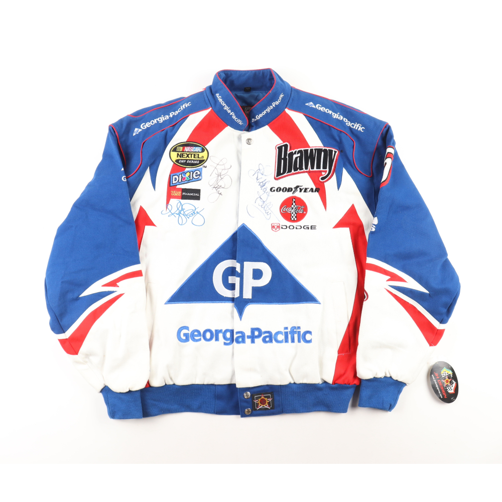 NASCAR Jacket Signed By Richard Petty & Kyle Petty | Pristine Auction