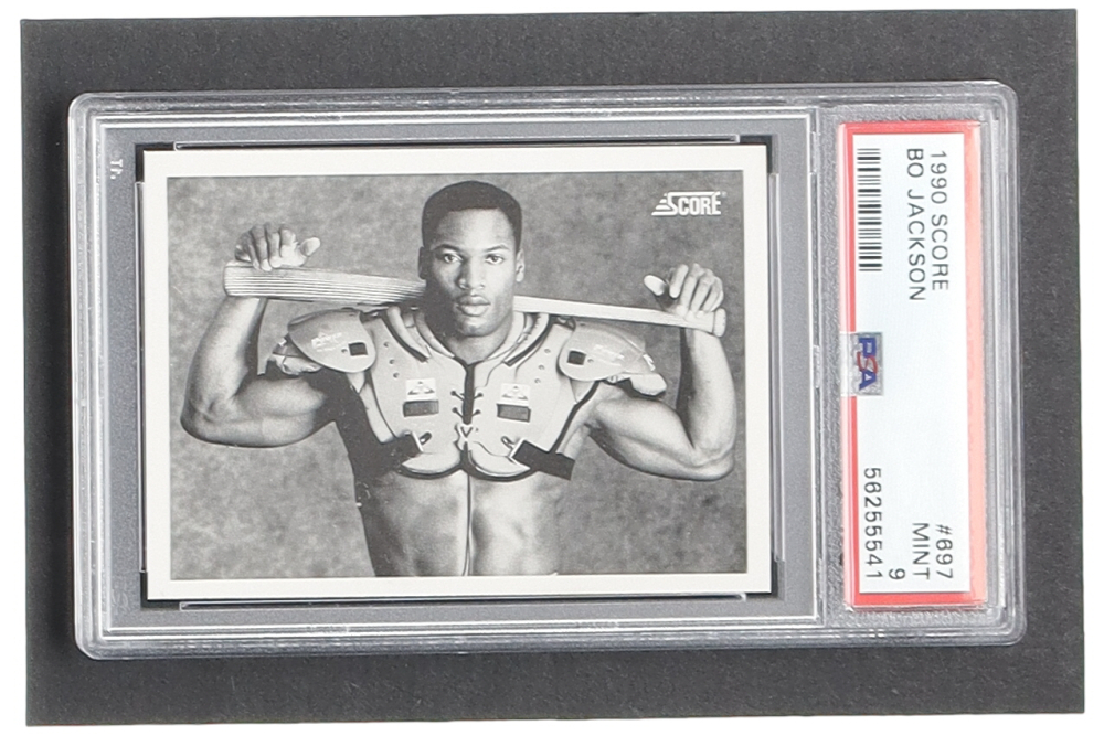 Bo Jackson 1990 Score #697 FB/BB (PSA 9) | Pristine Auction