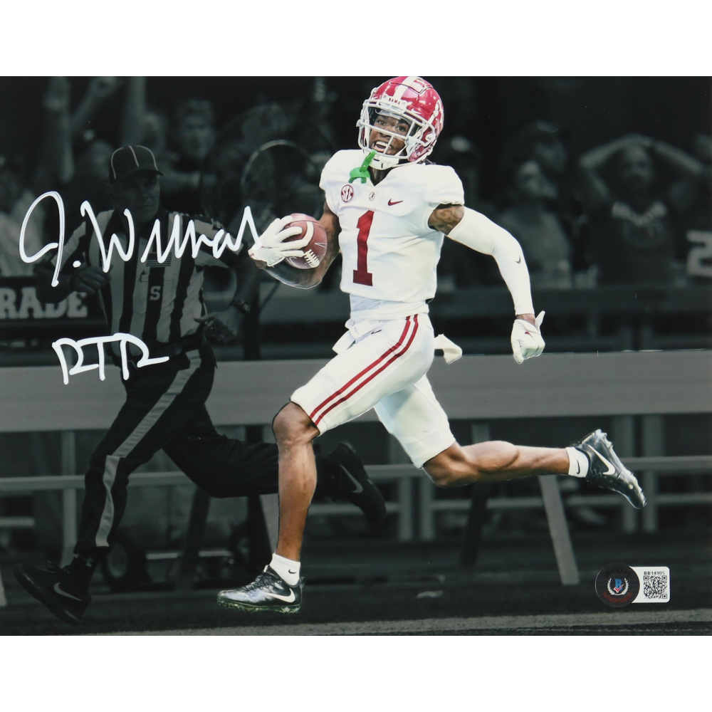 Jameson Williams Signed Alabama Crimson Tide 8x10 Photo Inscribed "RTR ...