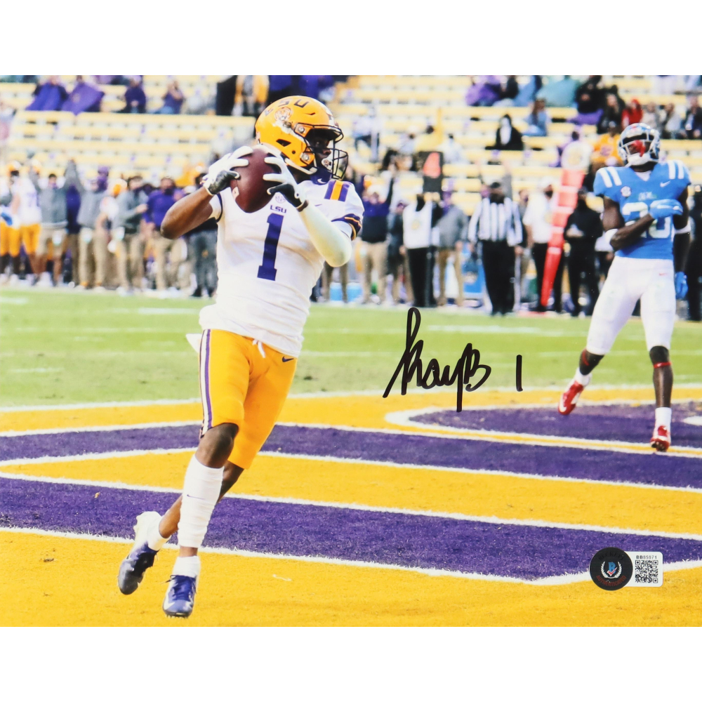 Kayshon Boutte Signed LSU Tigers 8x10 Photo (Beckett) | Pristine Auction