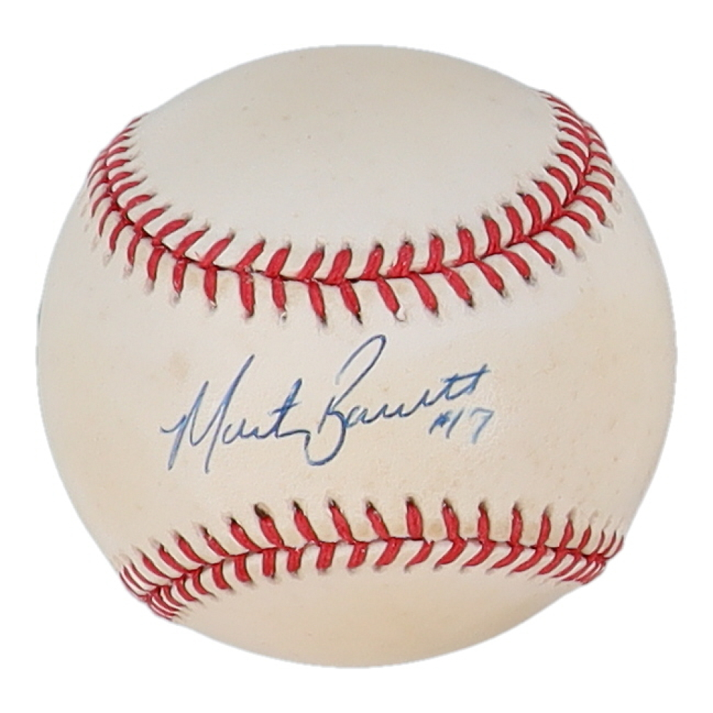 Marty Barrett Signed OAL Baseball (Beckett) | Pristine Auction