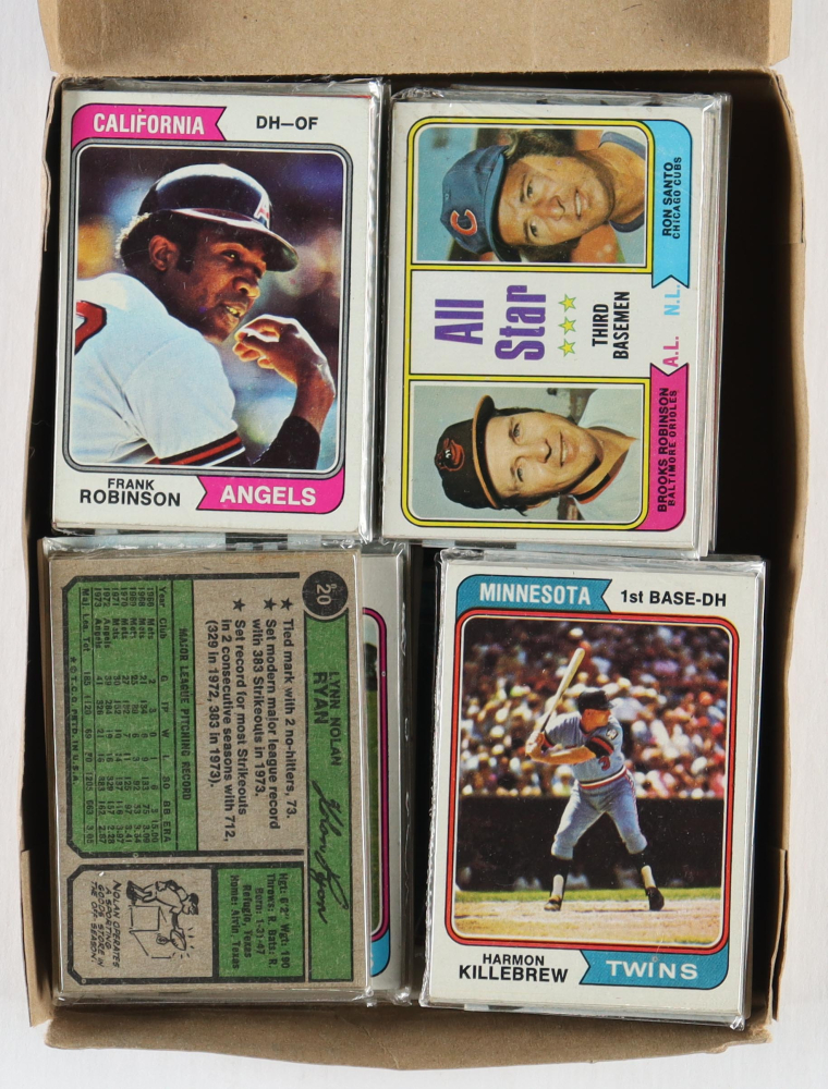 1974 Topps Baseball Card Fun Pack Box with (20) Packs | Pristine Auction
