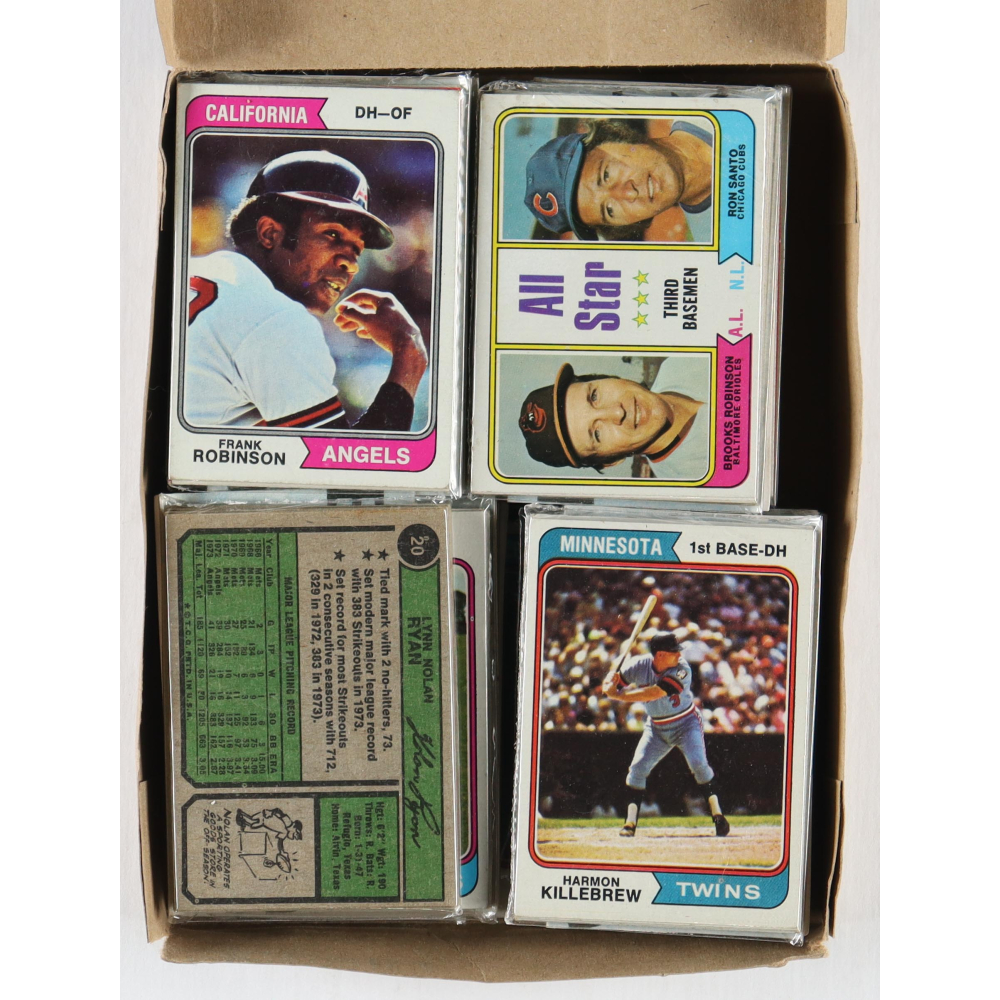 1974 Topps Baseball Card Fun Pack Box with (20) Packs | Pristine Auction