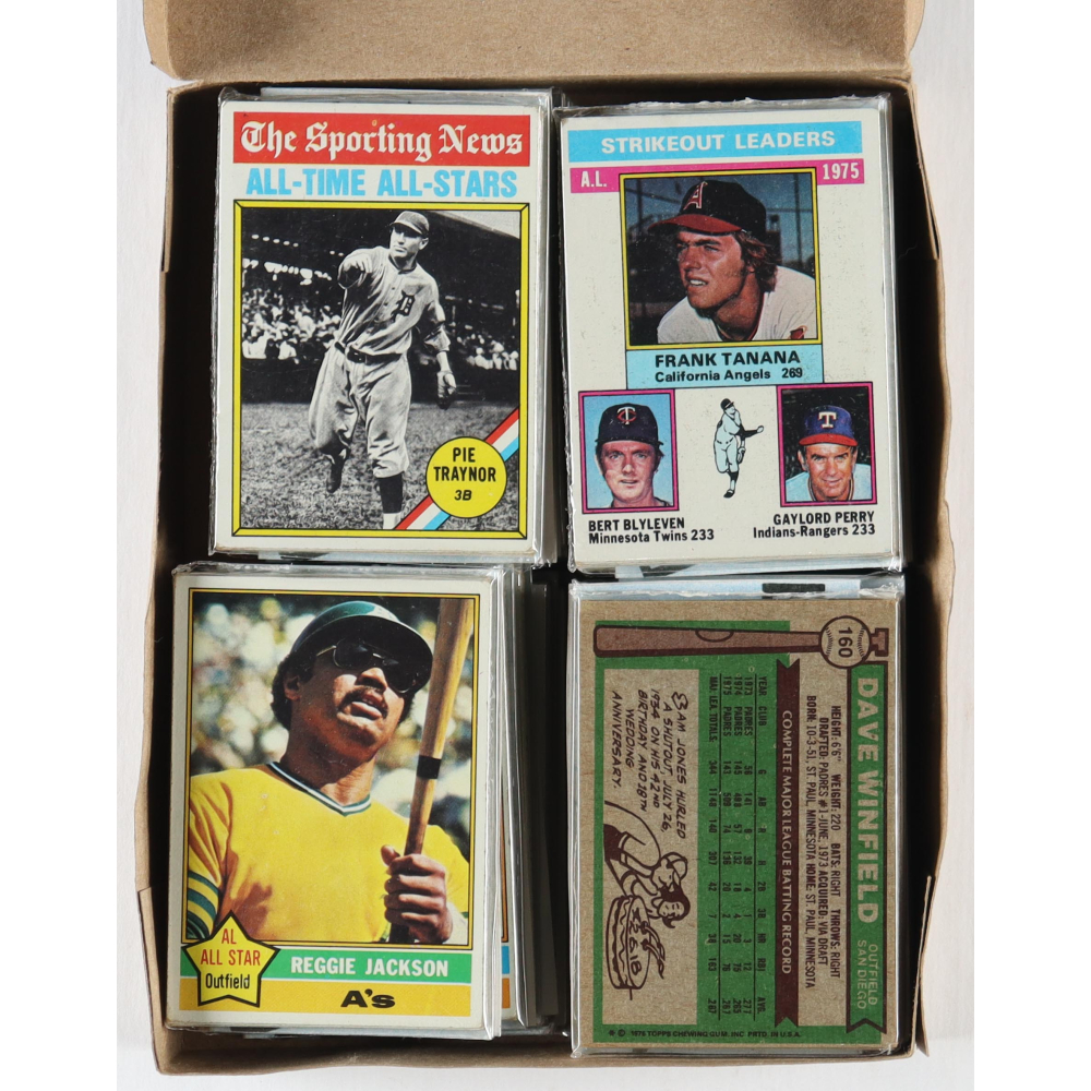 1976 Topps Baseball Card Fun Pack Box with (20) Packs | Pristine Auction