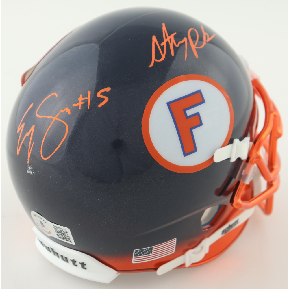 Emory Jones & Anthony Richardson Signed Florida Gators Speed Mini ...