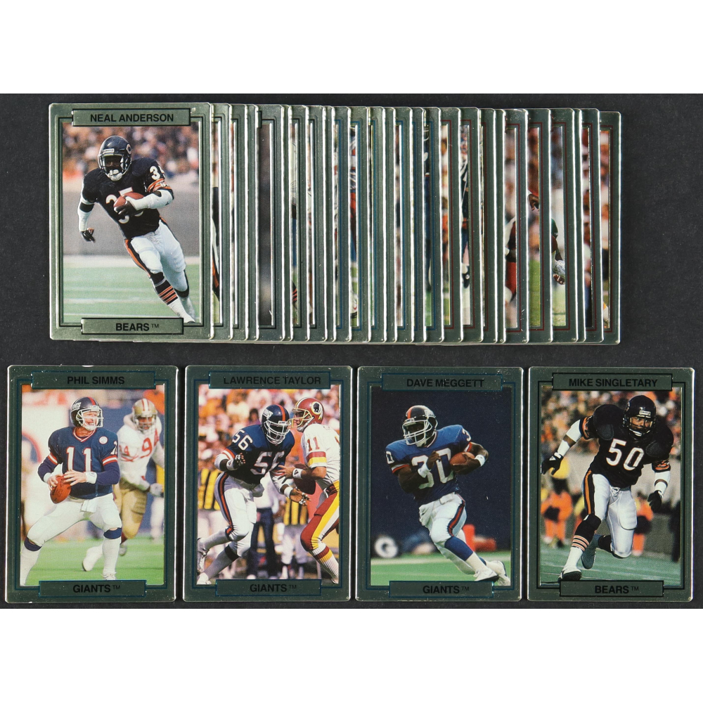 1989 Action Packed Test Complete Set of (30) Football Cards with Dave ...
