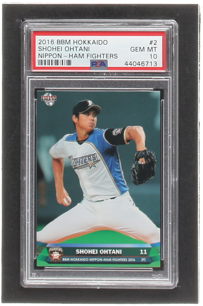 Shohei Ohtani 2016 BBM Hokkaido #2 RC (PSA 10) | Pristine Auction