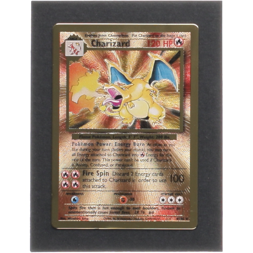Charizard 2021 Pokemon Celebrations Gold Metal Holo #4 | Pristine Auction