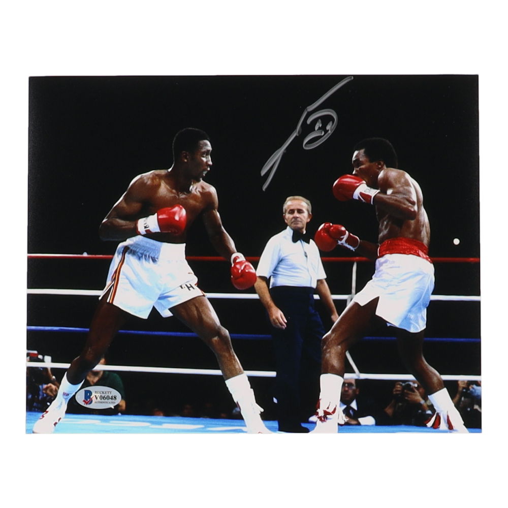 Sugar Ray Leonard Signed 8x10 Photo (Beckett) | Pristine Auction