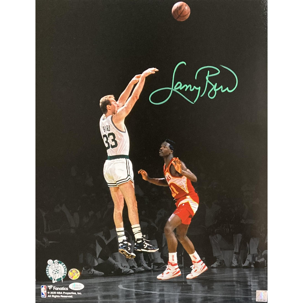 Larry Bird Signed Celtics 16x20 Photo (JSA & Bird) | Pristine Auction