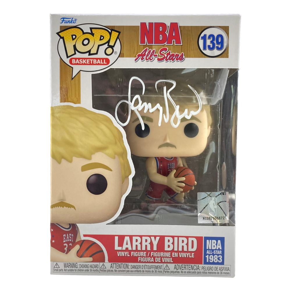 Larry Bird Signed NBA All-Stars #139 Funko Pop! Vinyl Figure (JSA ...