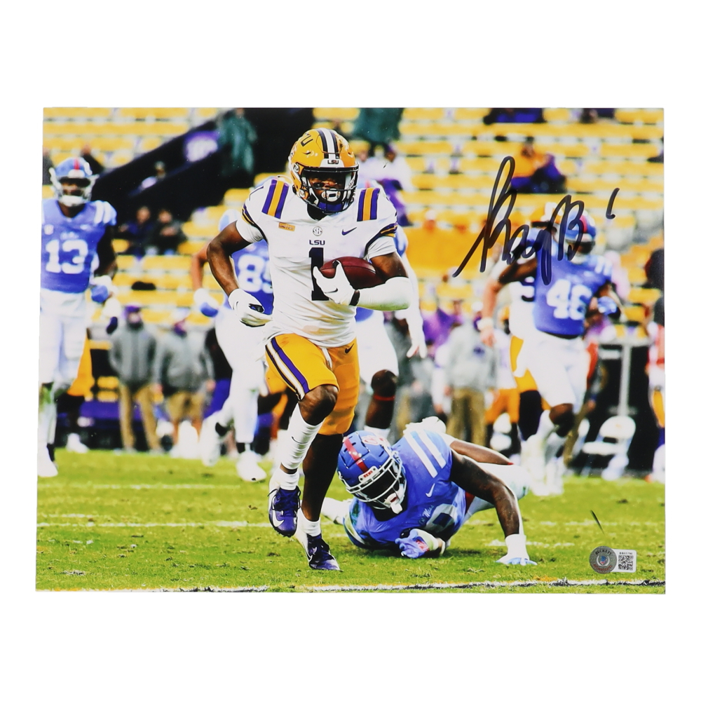 Kayshon Boutte Signed LSU Tigers 11x14 Photo (Beckett) | Pristine Auction