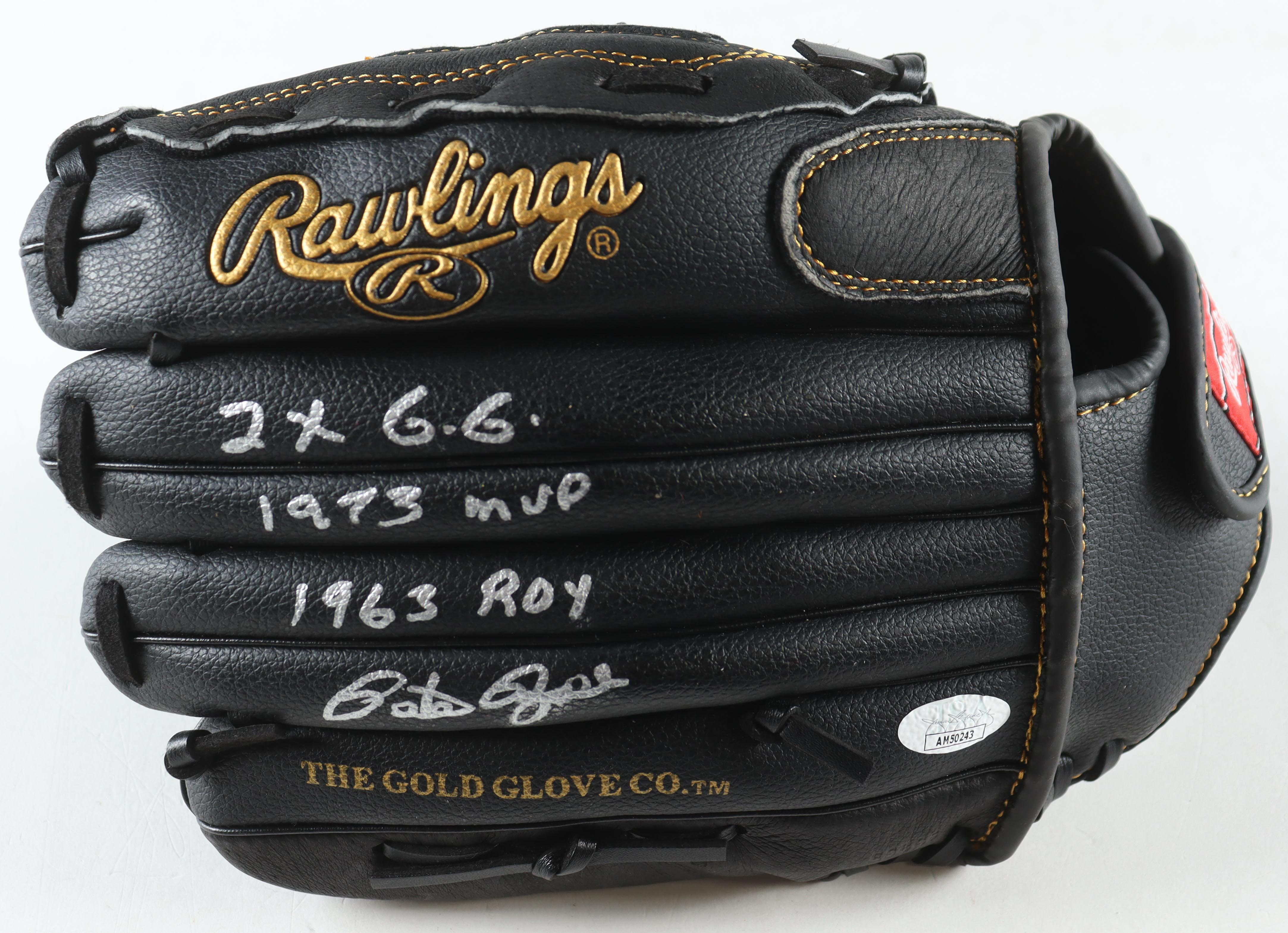 Pete Rose Signed Rawlings Baseball Glove with Multiple Inscriptions ...