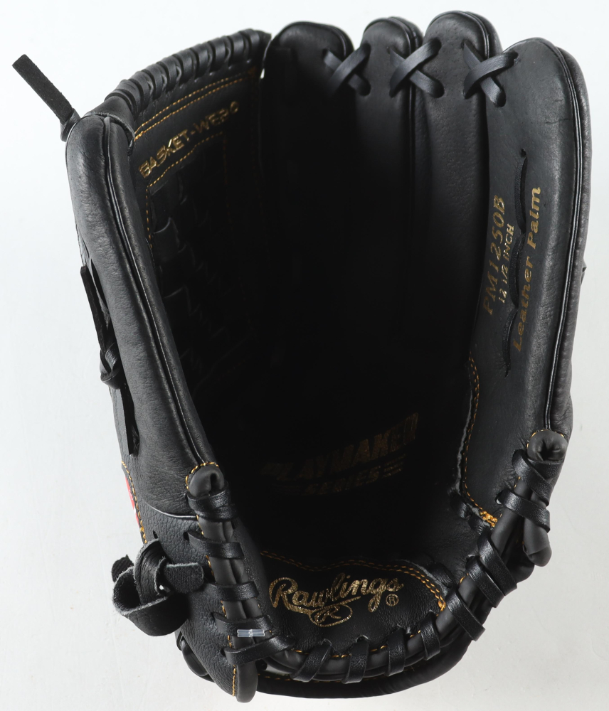 Pete Rose Signed Rawlings Baseball Glove with Multiple Inscriptions ...