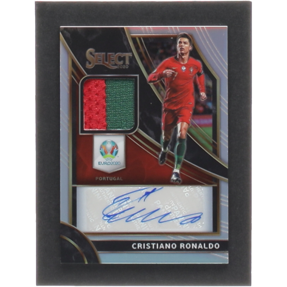 Cristiano Ronaldo 2020 Select UEFA Euro Patch Autographs #5 #01/10 ...