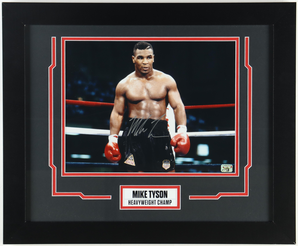 Mike Tyson Signed Custom Framed Photo Display (Tyson) | Pristine Auction