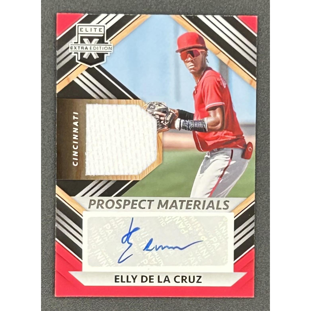 Elly De La Cruz 2022 Elite Extra Edition Prospect Materials Signatures ...