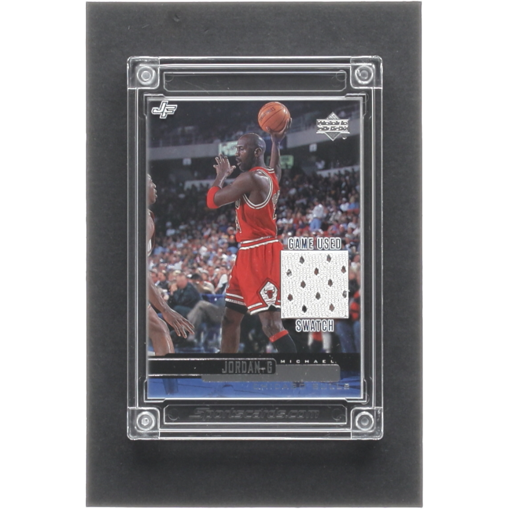 Michael Jordan 2022 Jersey Fusion Game Used Swatch #MJ87U | Pristine ...