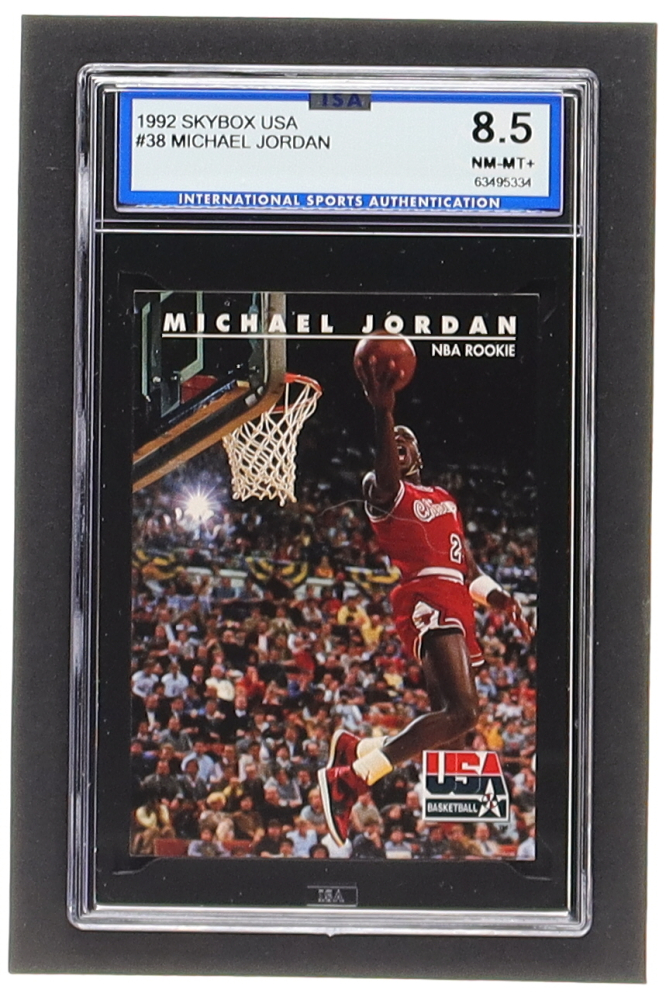 Michael Jordan 1992 SkyBox USA #38 / NBA Rookie (ISA 8.5) | Pristine ...