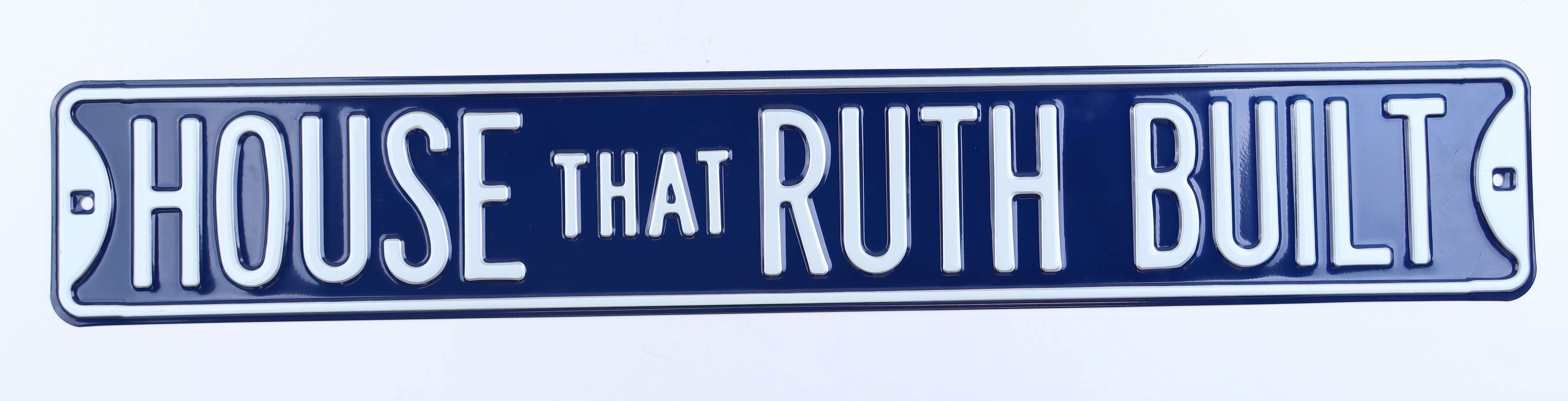 Yankees Steel "House That Ruth Built" Street Sign | Pristine Auction