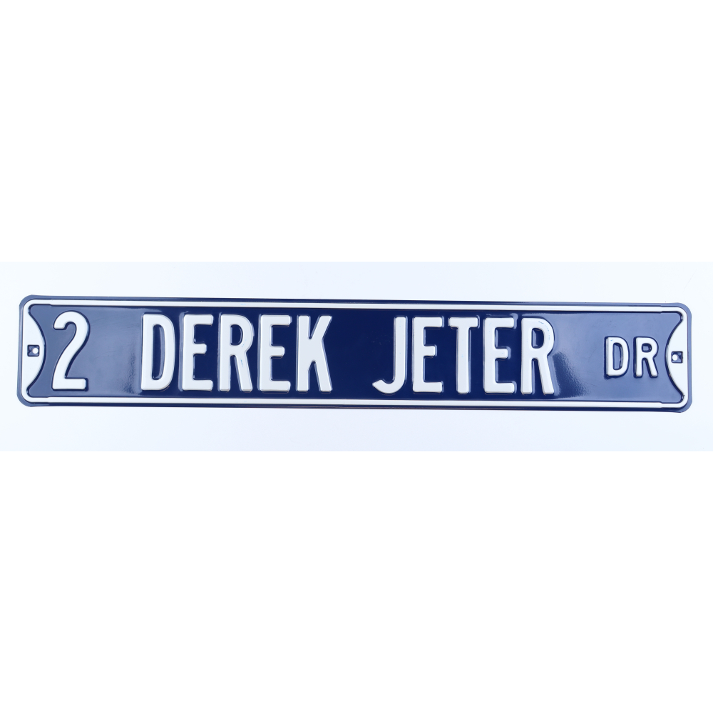 Yankees Steel "Derek Jeter Dr." Street Sign | Pristine Auction