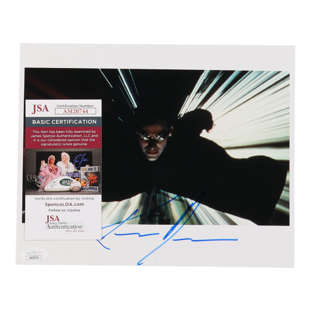 Keanu Reeves Signed "The Matrix" 8x10 Photo (JSA) | Pristine Auction