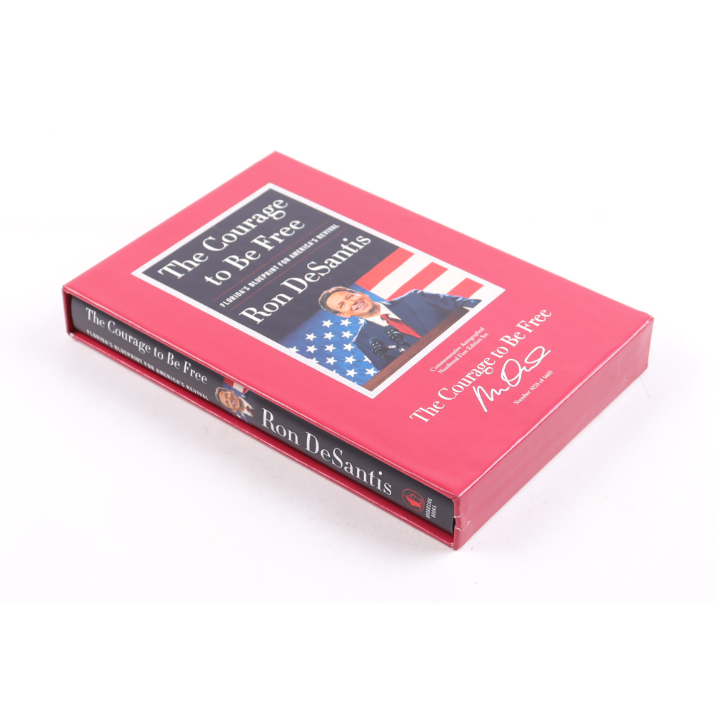Ron DeSantis Signed "The Courage to Be Free" Hardcover Book (Premiere ...