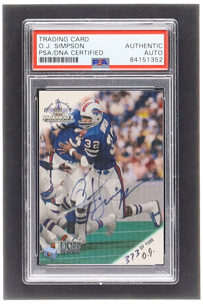 O.J. Simpson 1994 Ted Williams #S32 AU / Signed and Issued While in ...