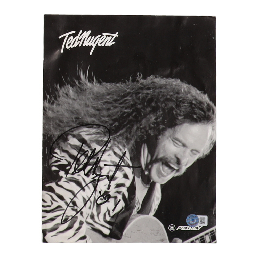Ted Nugent Signed 8x10 Photo (Beckett) | Pristine Auction