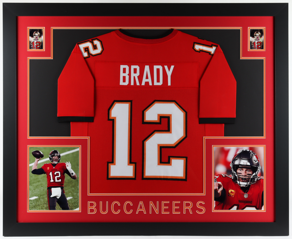 Tom Brady Custom Framed Jersey Display | Pristine Auction