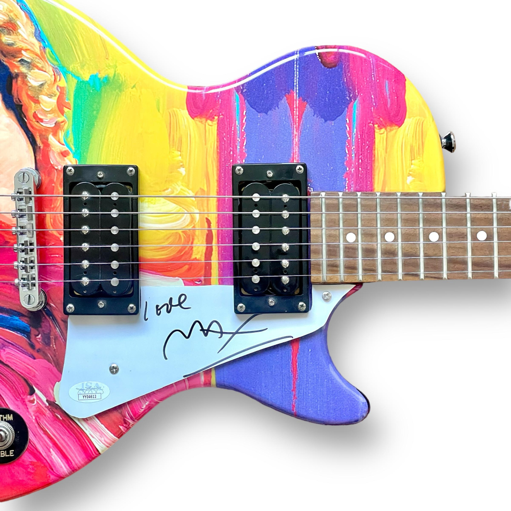 Peter Max Signed "Taylor Swift" Epiphone Les Paul 39" Electric Guitar ...