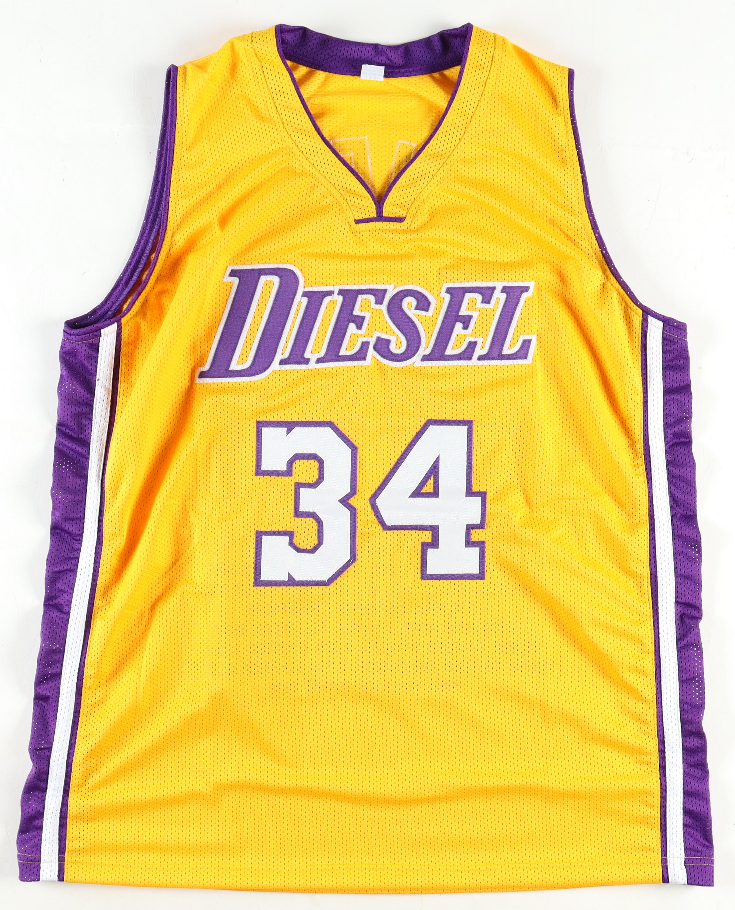 Shaquille O'Neal Signed Career Highlight Stat Jersey (Beckett ...