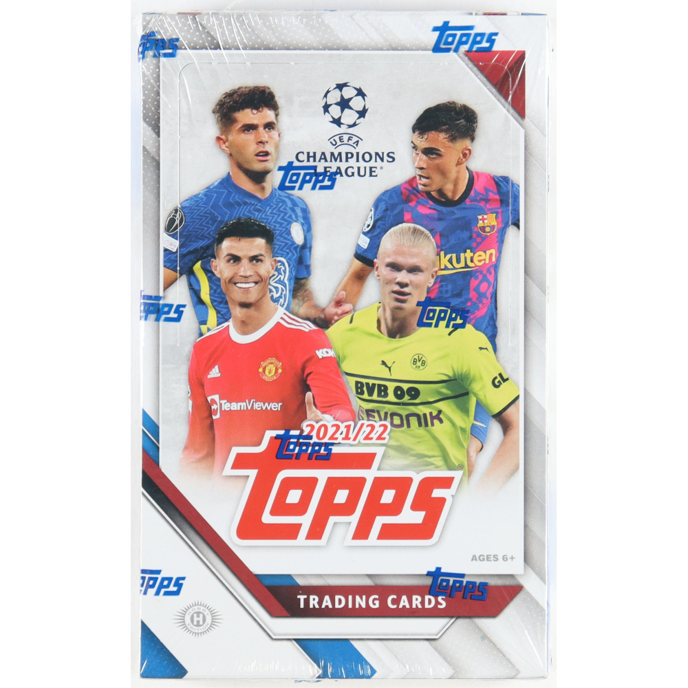 2021/22 Topps UEFA Champions League Collection Soccer Hobby Box with ...