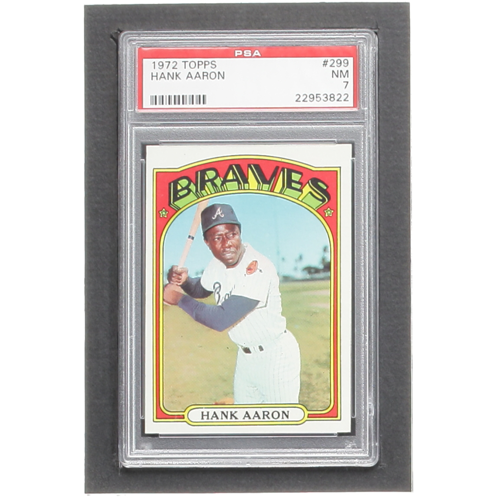 Hank Aaron 1972 Topps #299 (PSA 7) | Pristine Auction