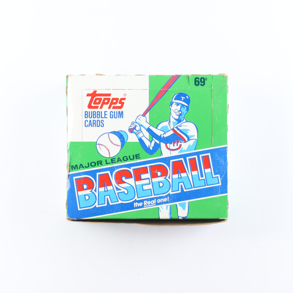 1987 Topps "The Real One" Bubble Gum Baseball Cards Box with (24) Packs ...